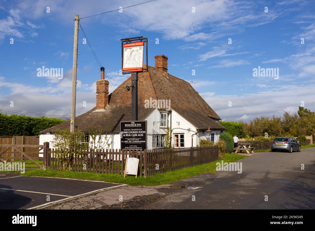 The woolpack inn, shepherd neame pub, Brookland, near Rye, uk Stock ...