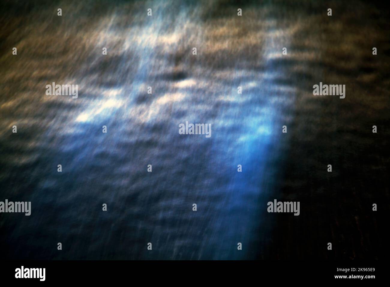 looking at the edge of the incoming waves on Bridlington North Beach ...