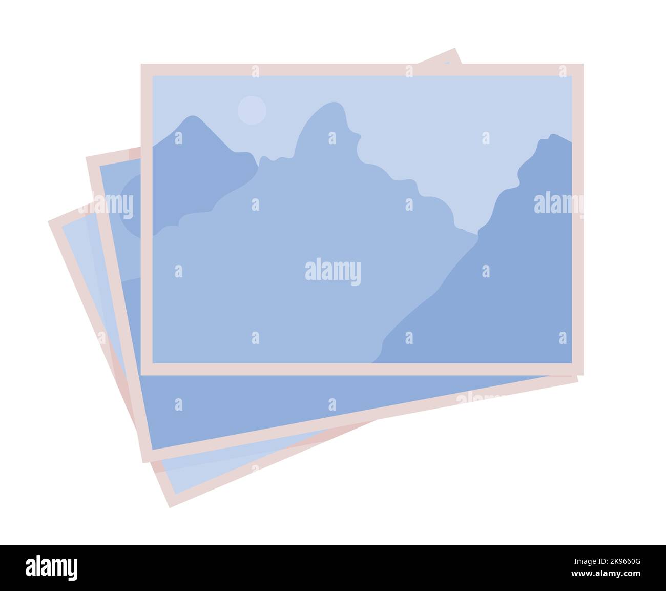 Photo pictures semi flat color vector object Stock Vector Image & Art ...