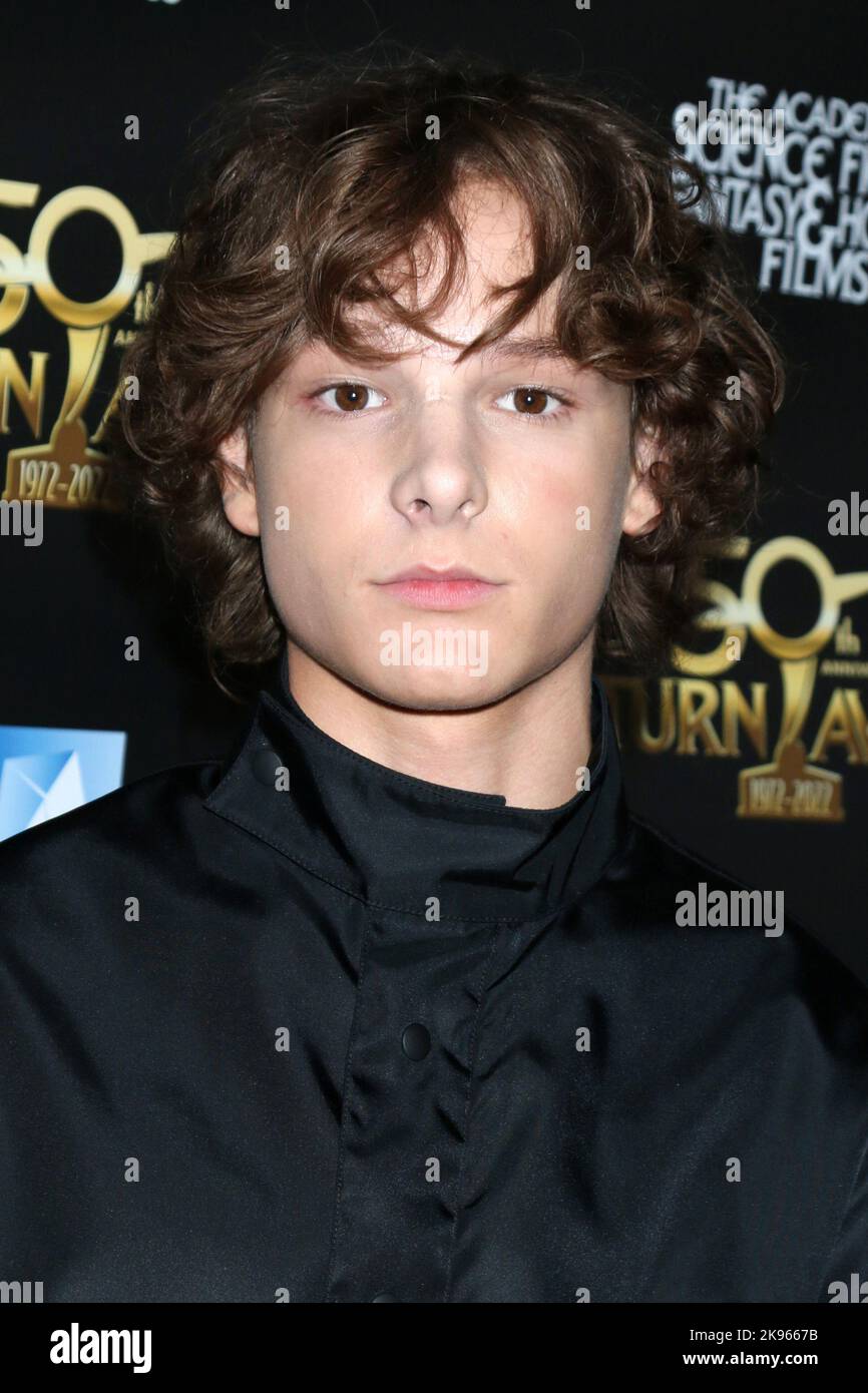 LOS ANGELES - OCT 25: Mason Thames at the 50th Saturn Awards - Arrivals ...