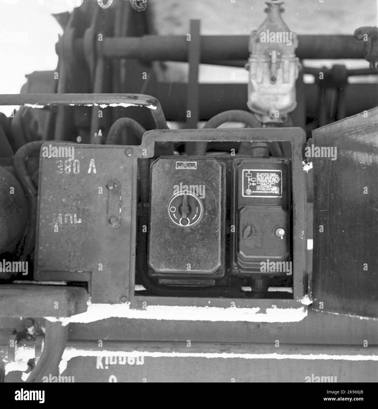 German freight wagon. OMMU 56 (borrowed by SJ) (SJ 200000 Stock Photo ...