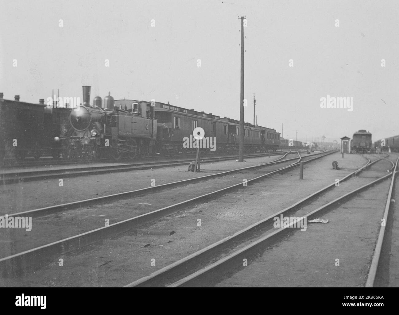 GBJ 20 with passenger train.GBJ, Gothenburg - Borås Railway Stock Photo ...
