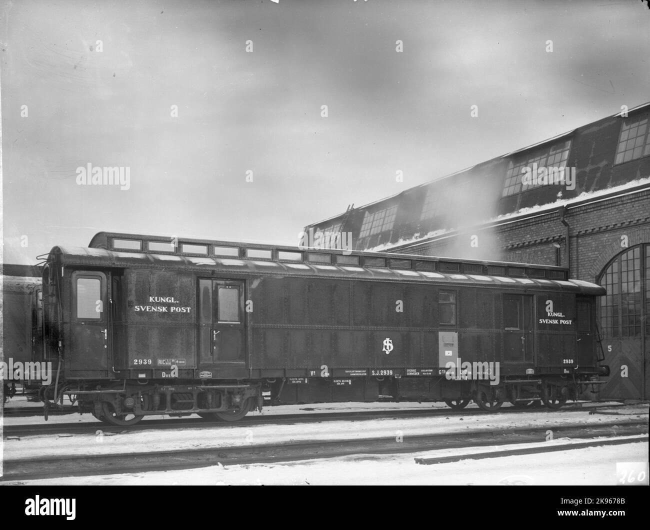 The State Railways, SJ DO5 2939. Carriage built by the Swedish Machine ...
