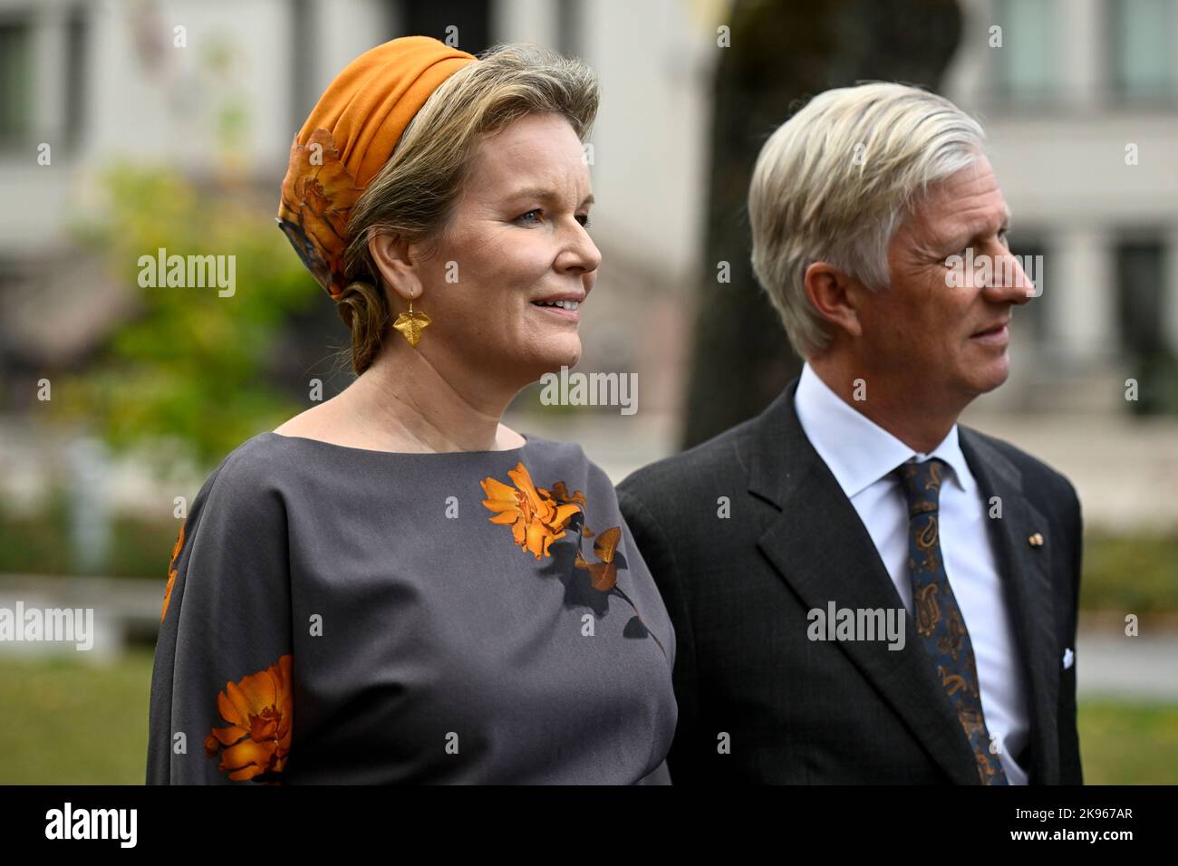 Queen Mathilde of Belgium and King Philippe - Filip of Belgium pictured ...