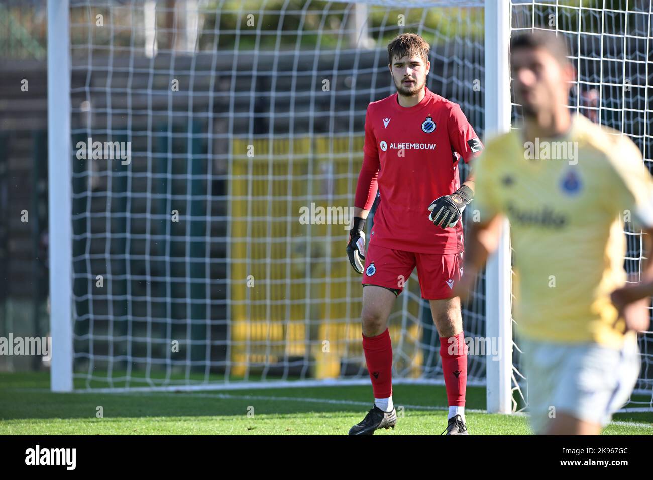 goalkeeper Henri Maton (13) of Club NXT pictured during a soccer game ...