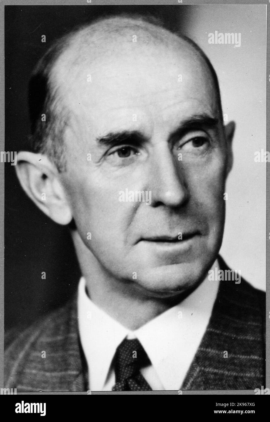 Station inspector Edvin M. Lundgren Stock Photo - Alamy