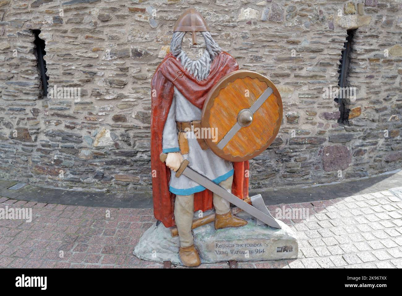 A representation of Reginald outside Reginald's Tower in the Viking ...