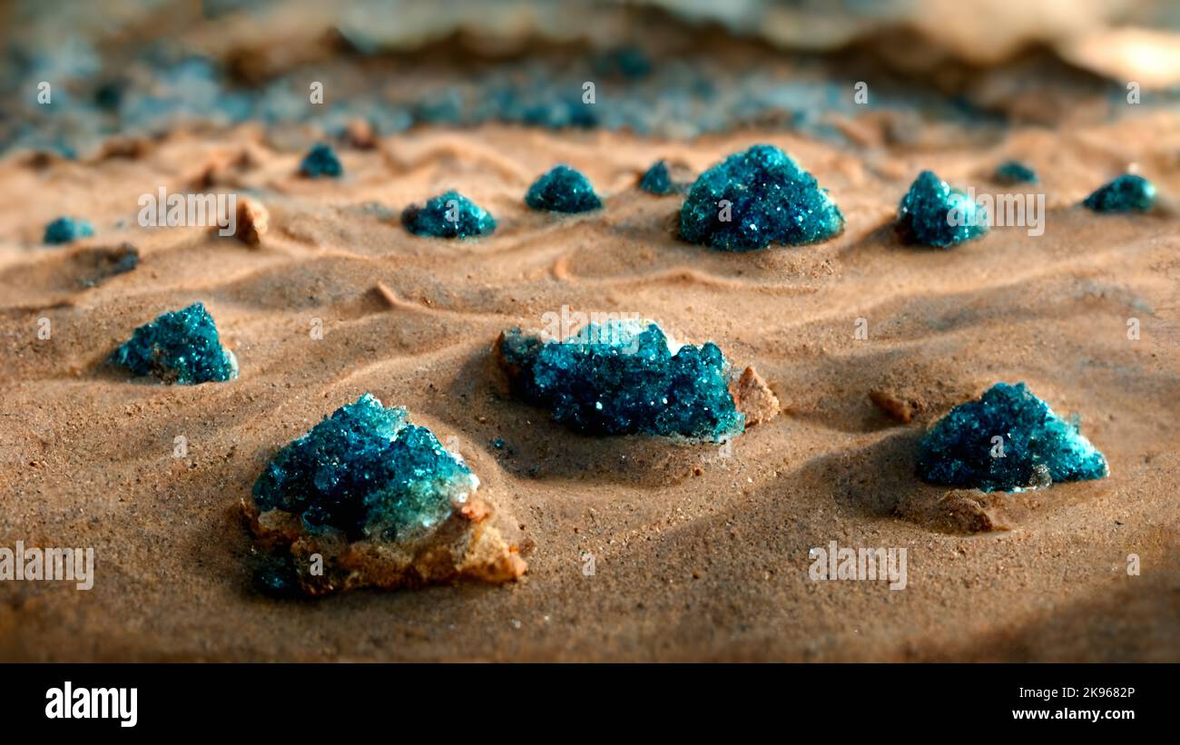 Blue Kryptonite Crystal