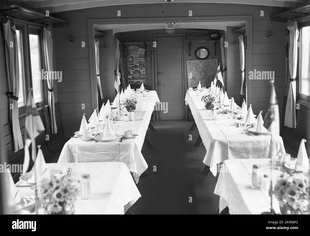 State Railways, SJ Train Home. Interior in a restaurant car Stock Photo ...