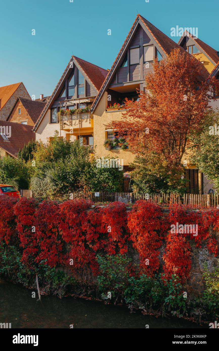Old national German town house in Bietigheim-Bissingen, Baden ...