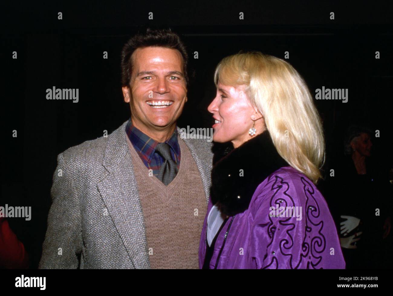 Patrick Wayne and Suzy Chaffee Circa 1980's Credit: Ralph Dominguez ...