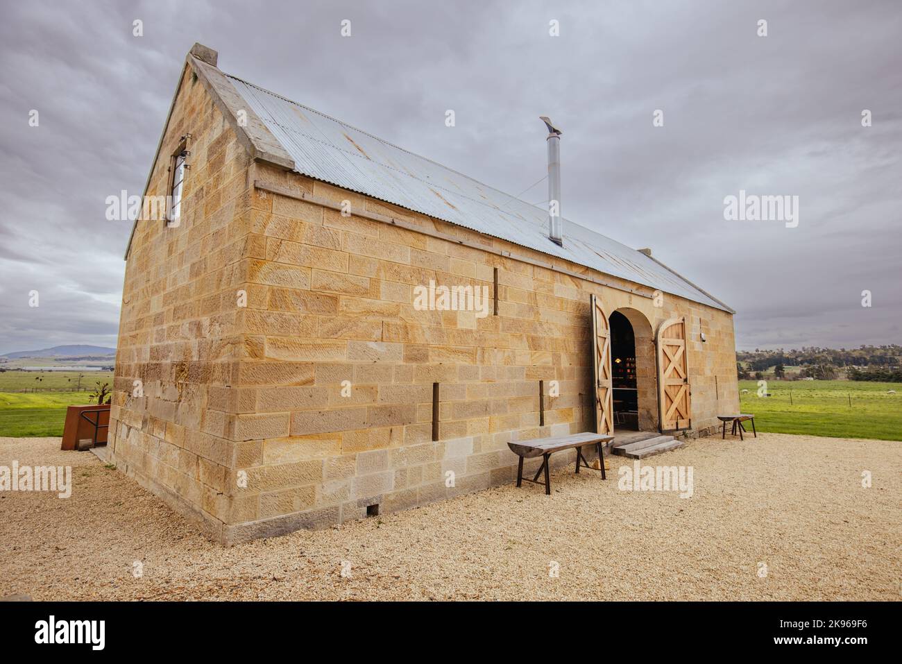 Lark Distillery Buildings in Tasmania Australia Stock Photo - Alamy