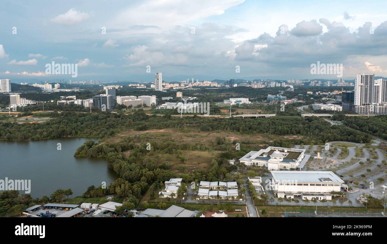 Cyberjaya, Malaysia - October 13, 2022: Urban scenery of modern growing ...