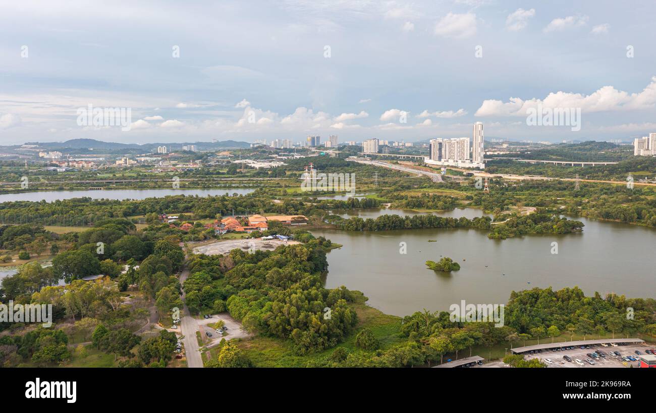 Cyberjaya, Malaysia - October 13, 2022: Urban scenery of modern growing ...