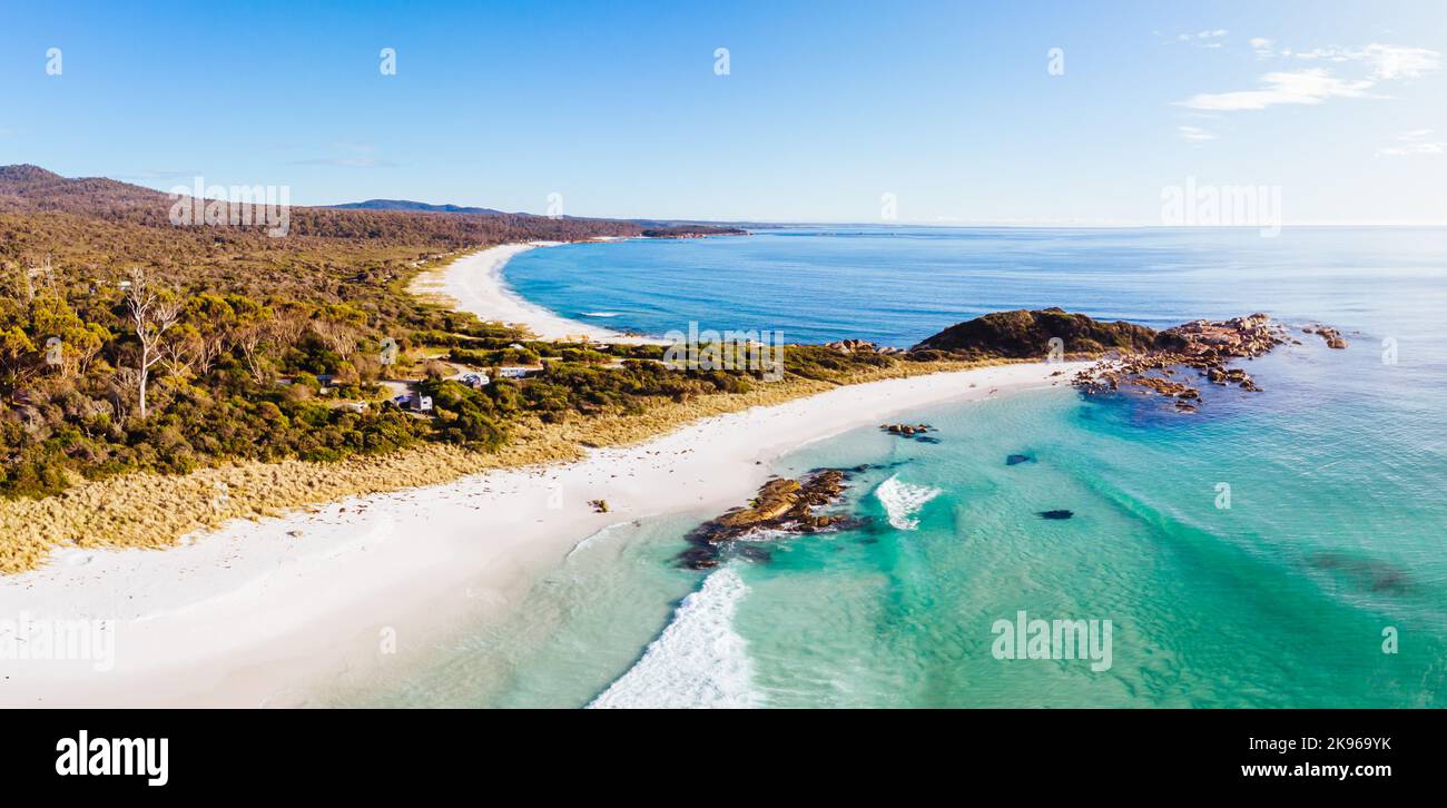 Binalong Bay Beach in Tasmania Australia Stock Photo - Alamy