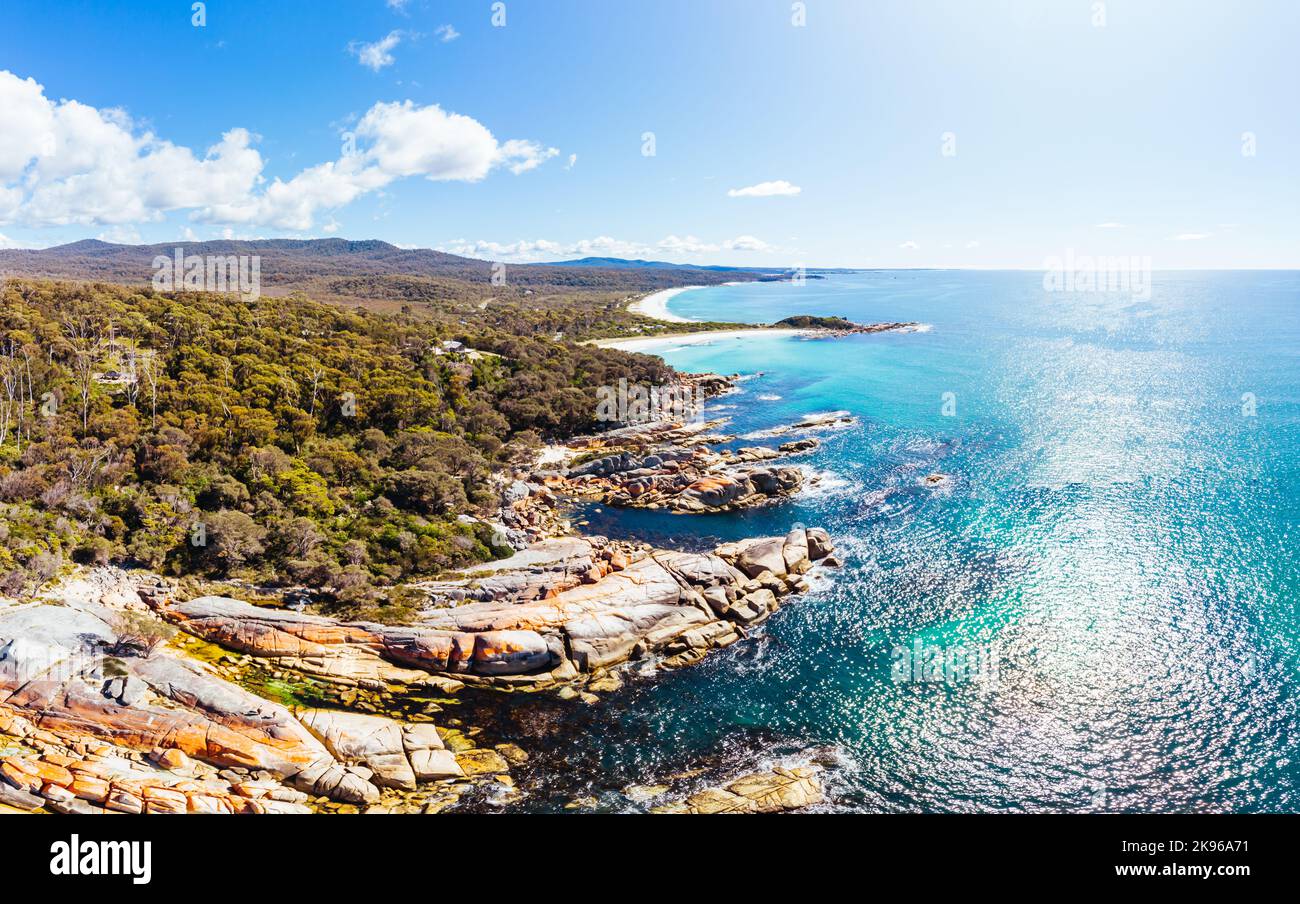 Binalong Bay Beach in Tasmania Australia Stock Photo - Alamy