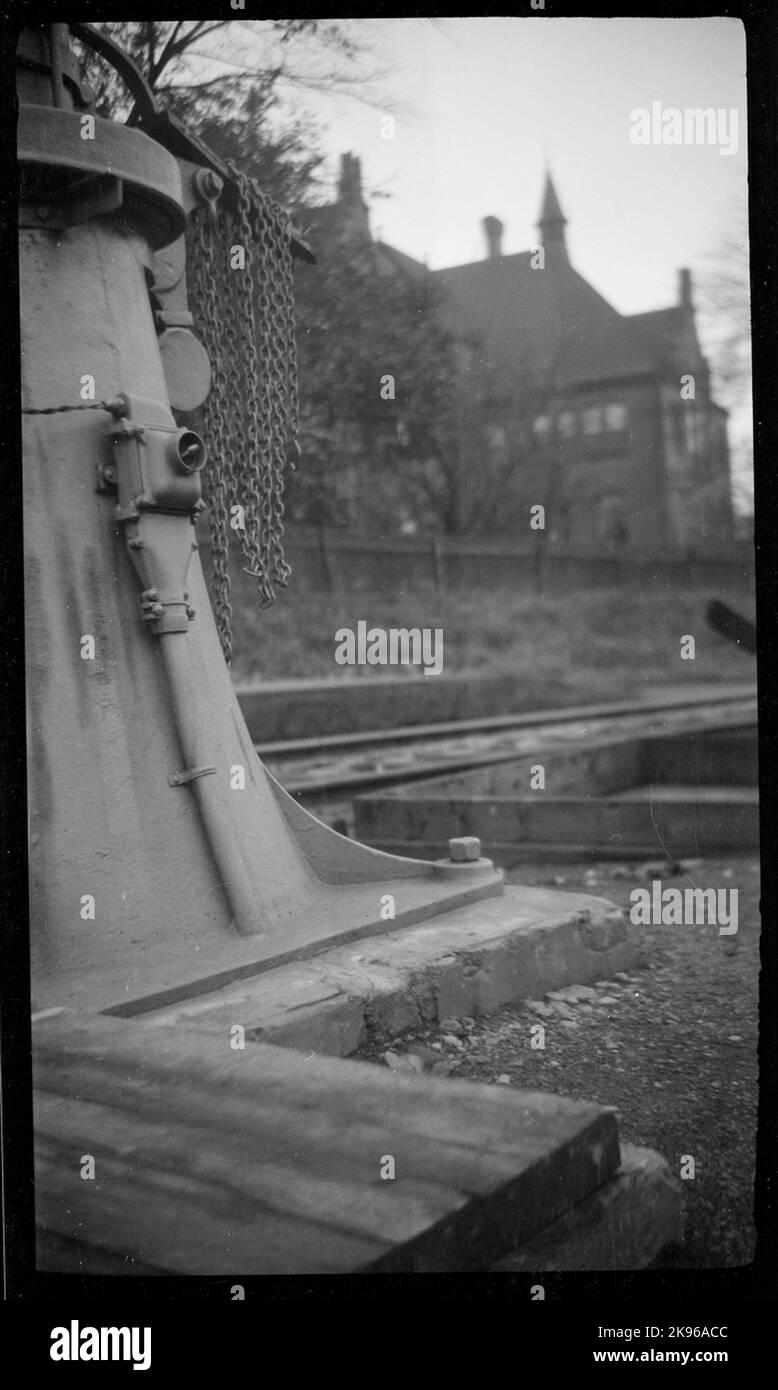 Detailing. Electrical installation on foundation Stock Photo - Alamy