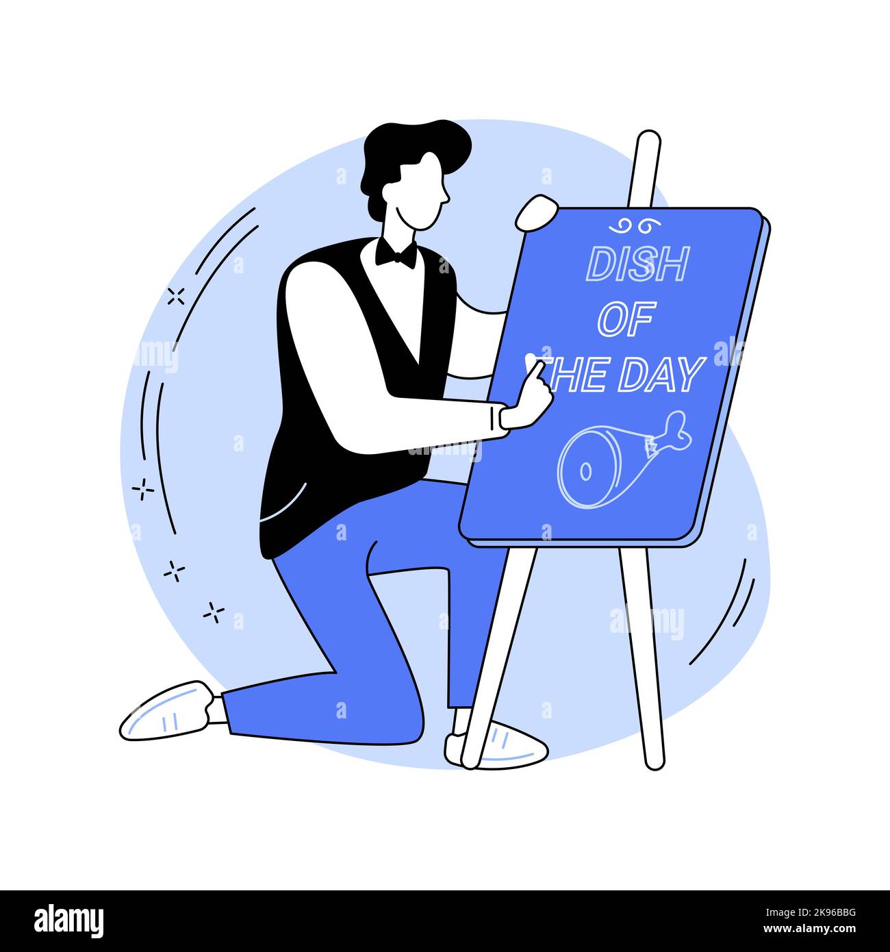 Dish of the day isolated cartoon vector illustrations Stock Vector ...