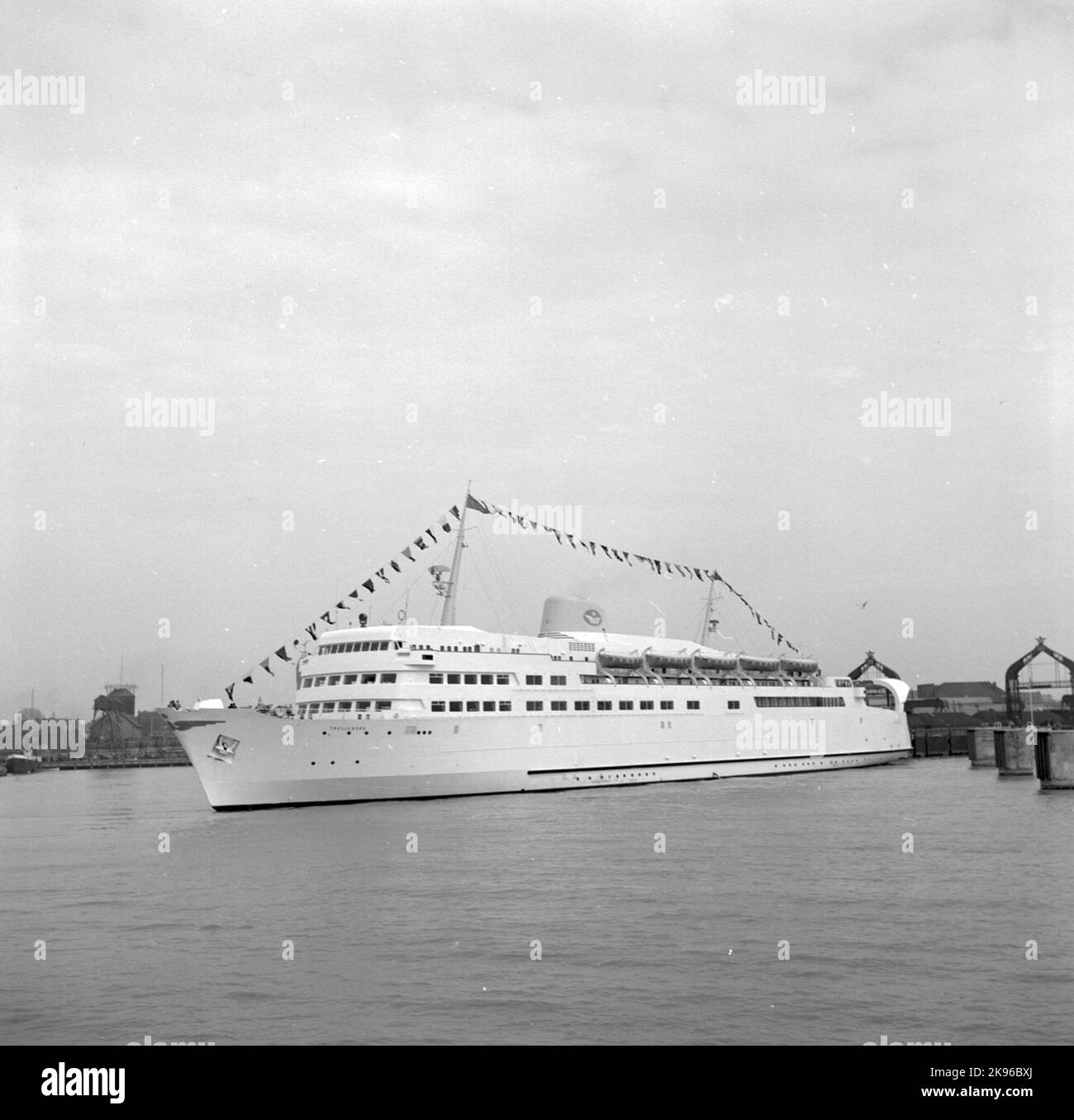 M/S "Trelleborg" in the inlet and ferry location Stock Photo - Alamy