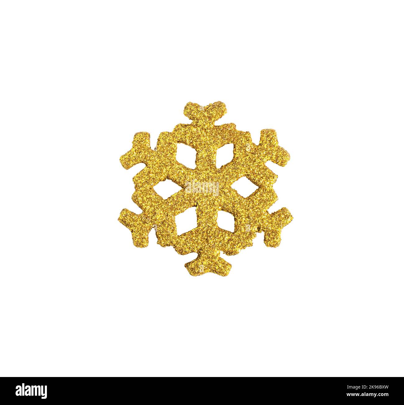 Winter golden pattern snowflakes Cut Out Stock Images & Pictures - Alamy