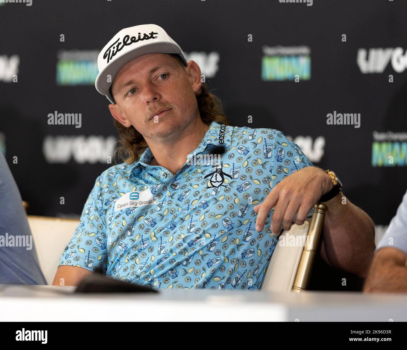 MIAMI, FL-OCT 26: Cameron Smith is seen during LIV Golf Invitational ...