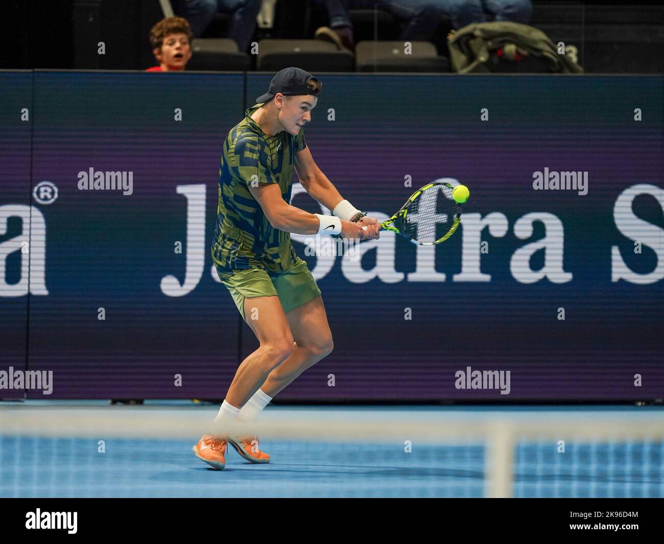 October 26, 2022, Basel, Basel, Switzerland: Basel, Switzerland, October 26th 2022: Holger Rune ...