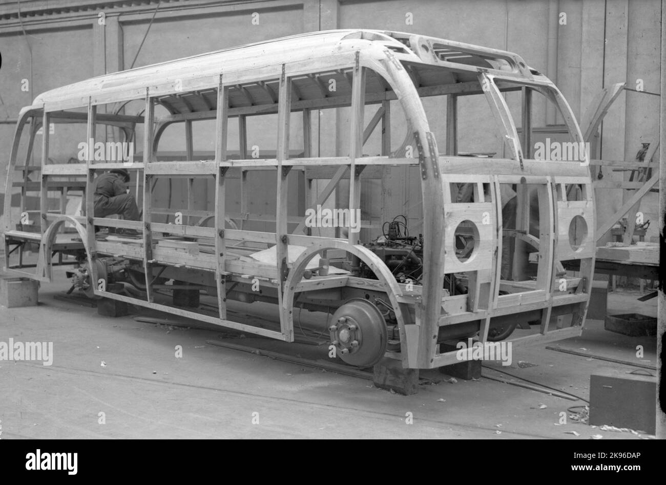 Basket frame for bus. Body production of the limited company Svenska ...
