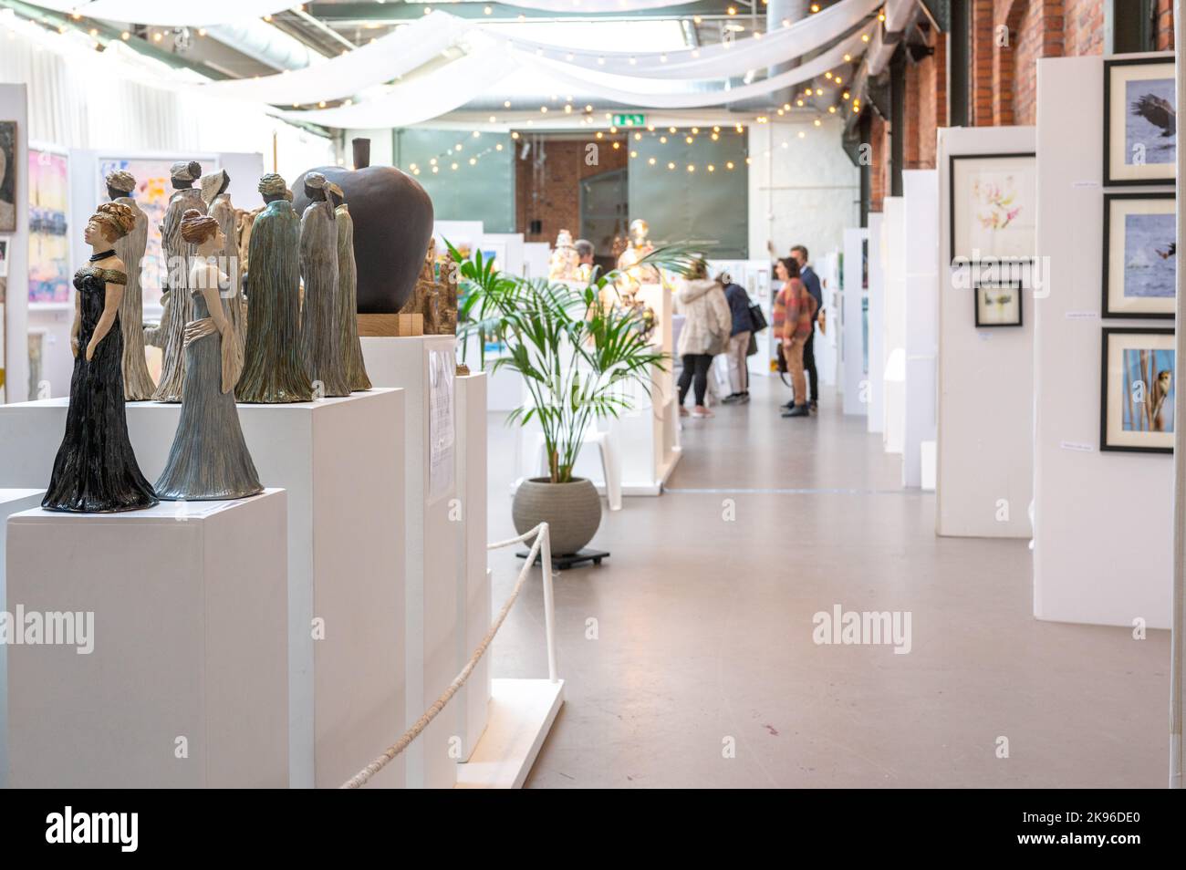Stockholm Art Salon 2022 held from October 22-30 in the old Alfa Laval ...
