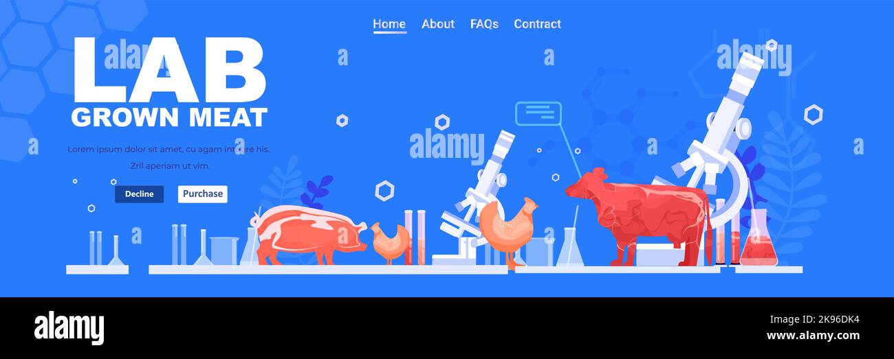 cultured red raw meat made from animal cells artificial lab grown meat ...