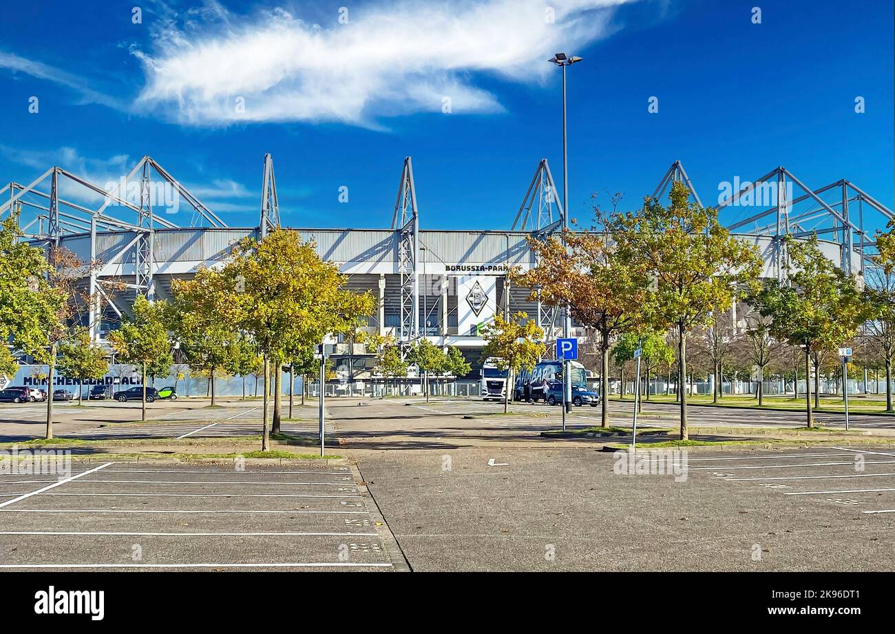Mönchengladbach, Germany - October 9. 2022: Modern football stadium ...
