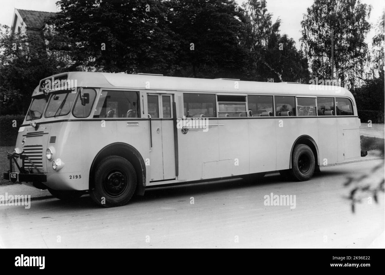 State Railways, SJ Bus 2195. Volvo Bus B638 Stock Photo - Alamy