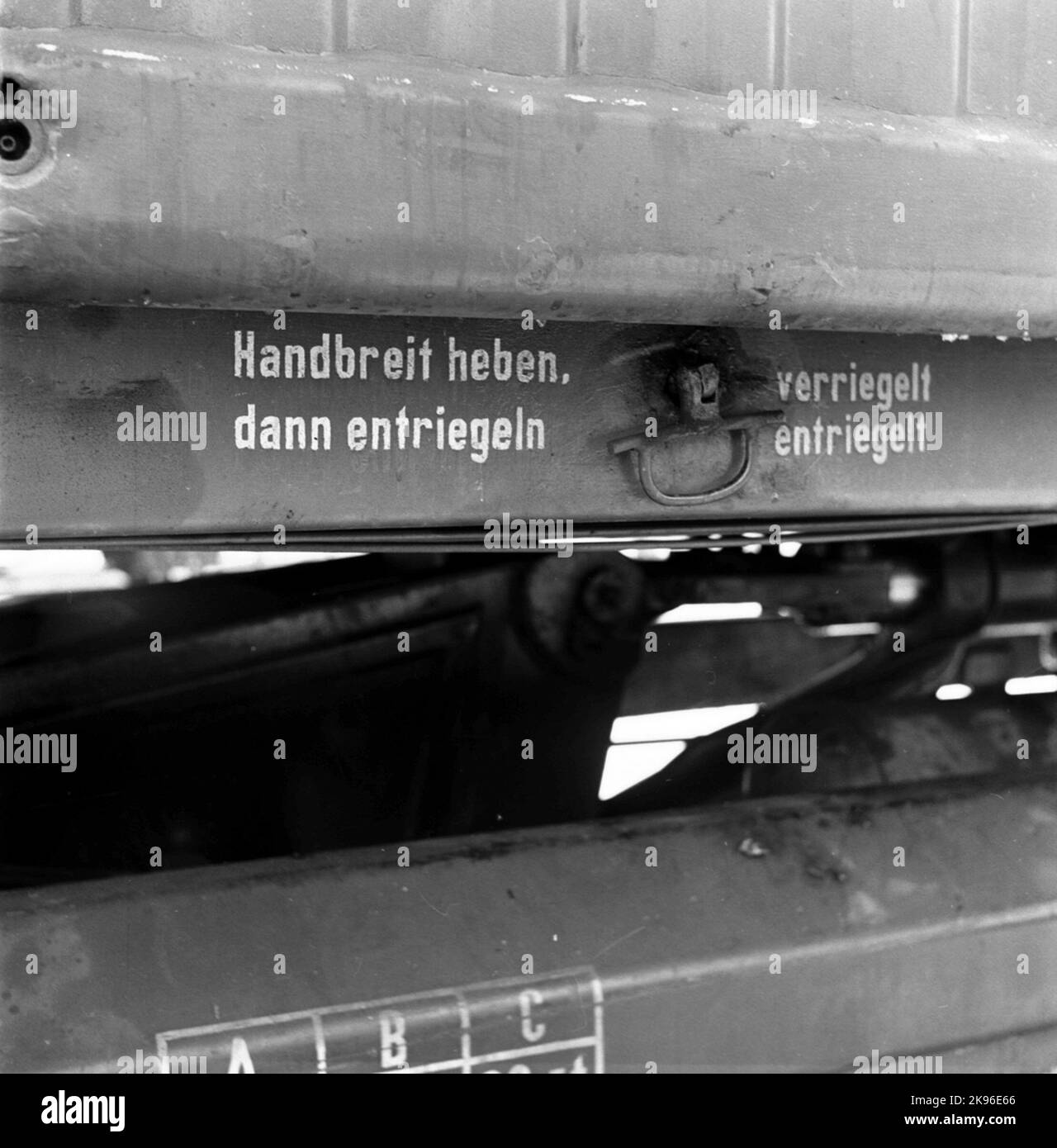 German freight wagon. OMMU 56 (borrowed by SJ) (SJ 200000 Stock Photo ...