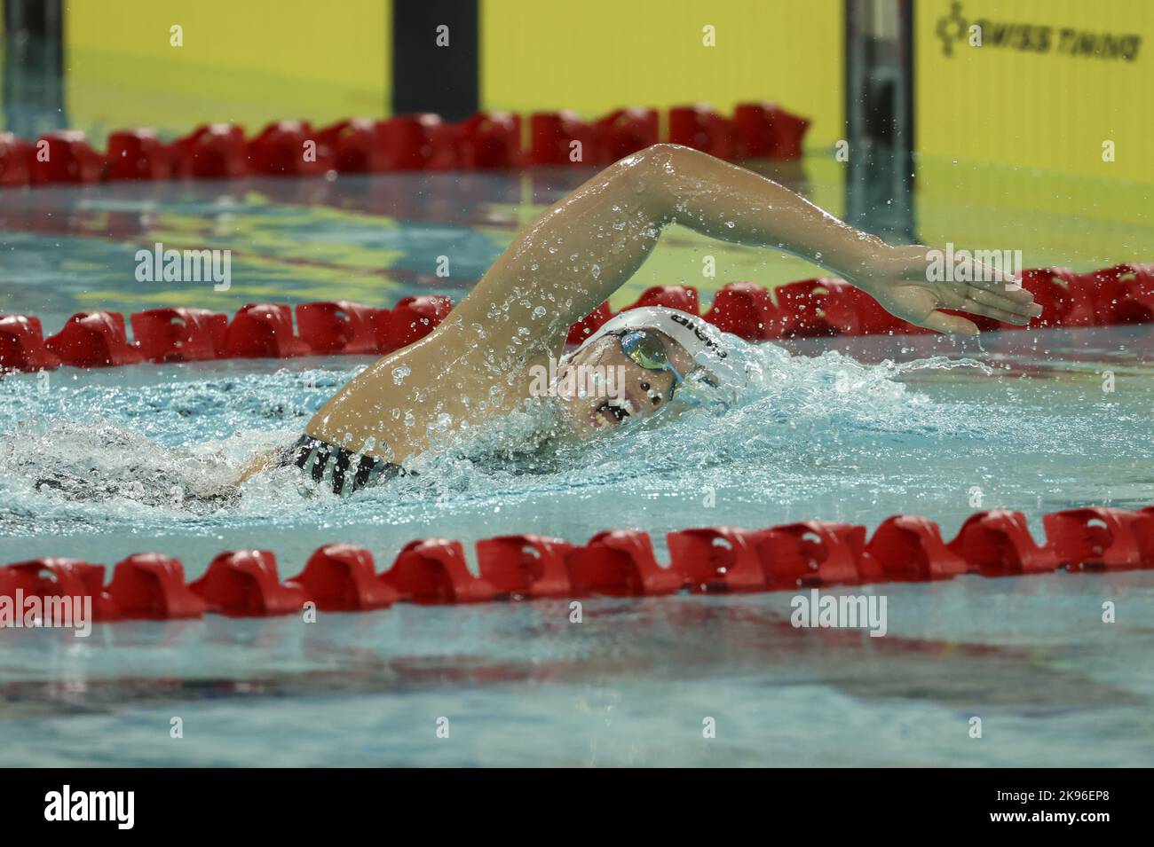 Olympic swimmer Siobhan Haughey competes in the womenHH 400m freestyle ...