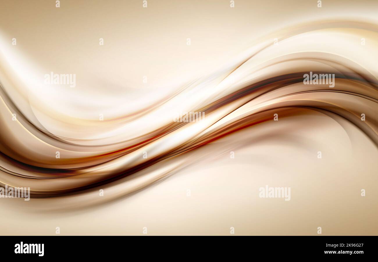 Abstract Gold Wave Design Background Stock Photo - Alamy