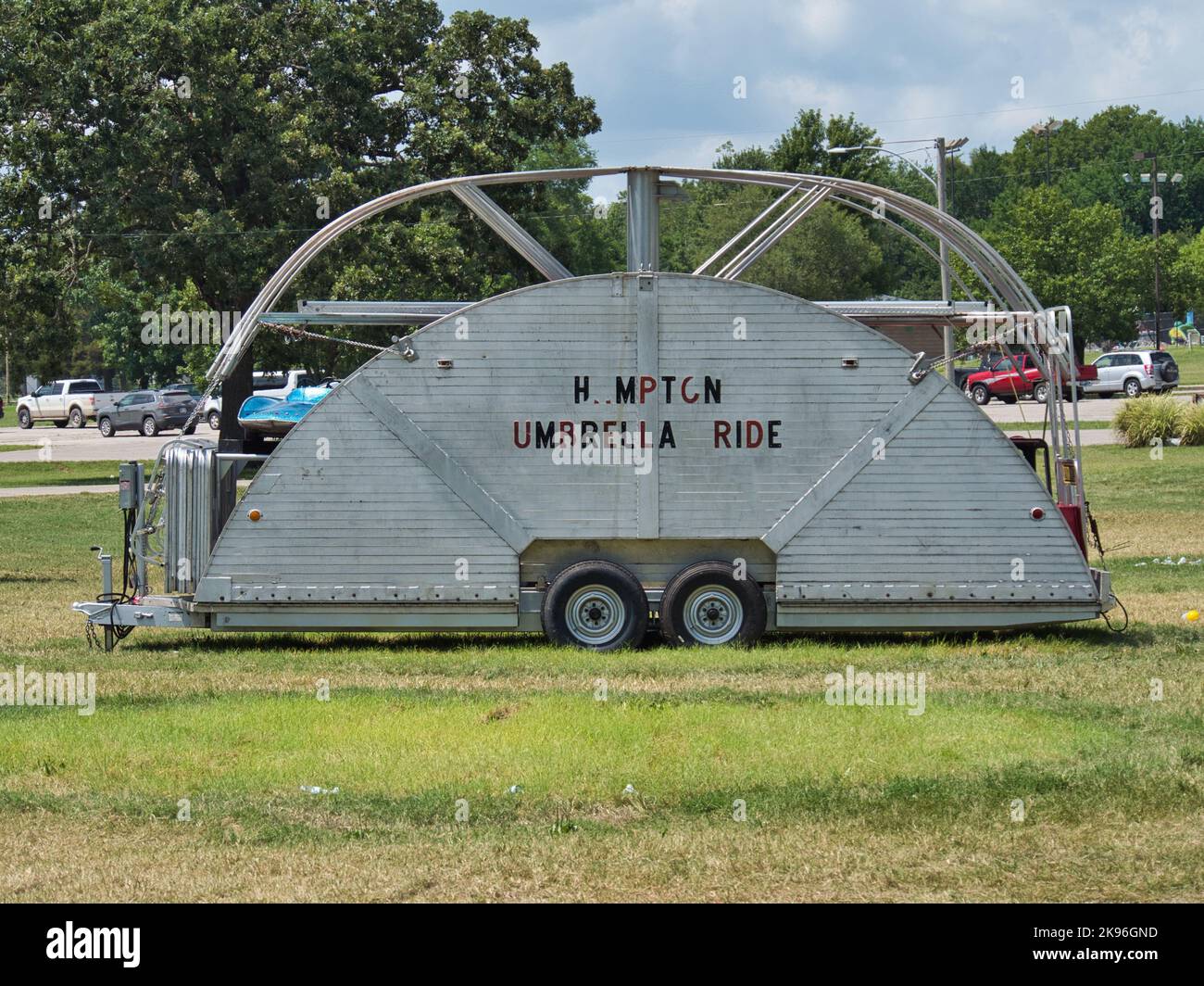The Miami Country Fair sign at the Wallace Park in Paola Kansas Stock ...
