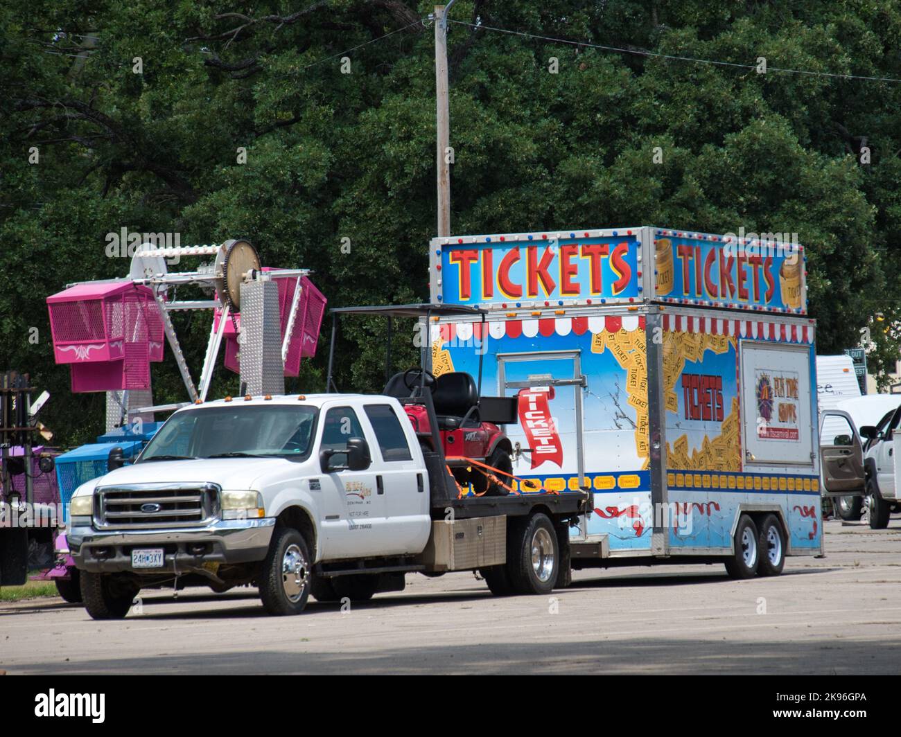 The Miami County Fair at Wallace Park in Paola Kansas Stock Photo - Alamy