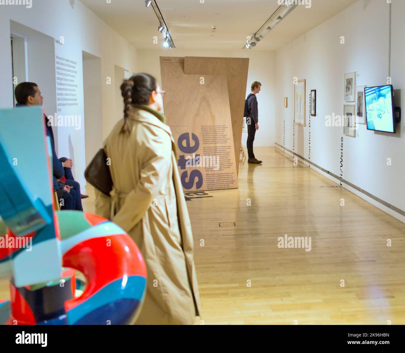 Glasgow museum of modern or GOMA interior gallery 2 Stock Photo - Alamy