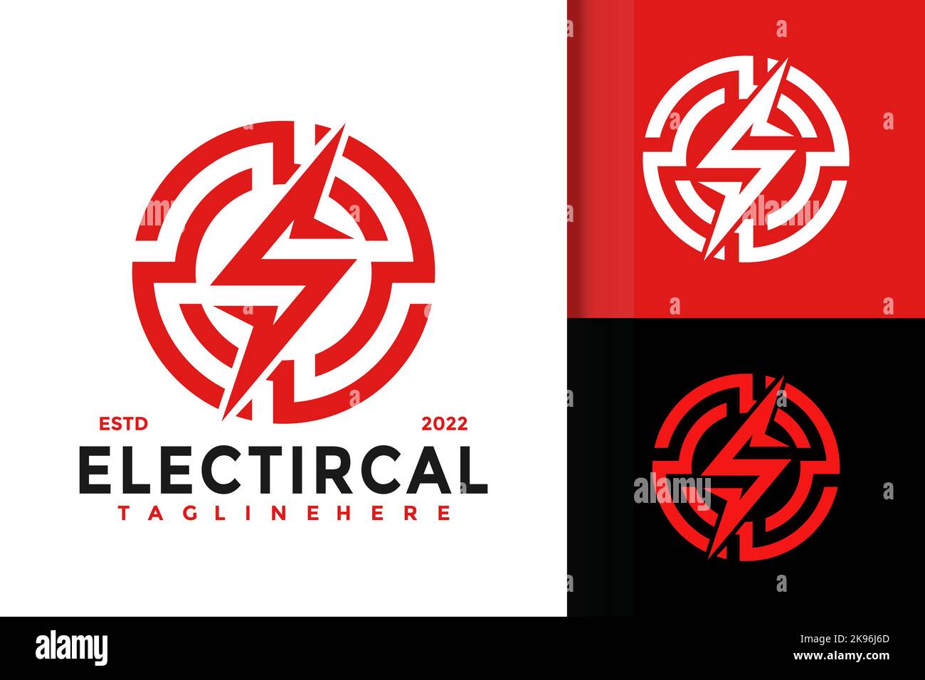 A letter S with Electrical text logo design Stock Vector Image & Art ...