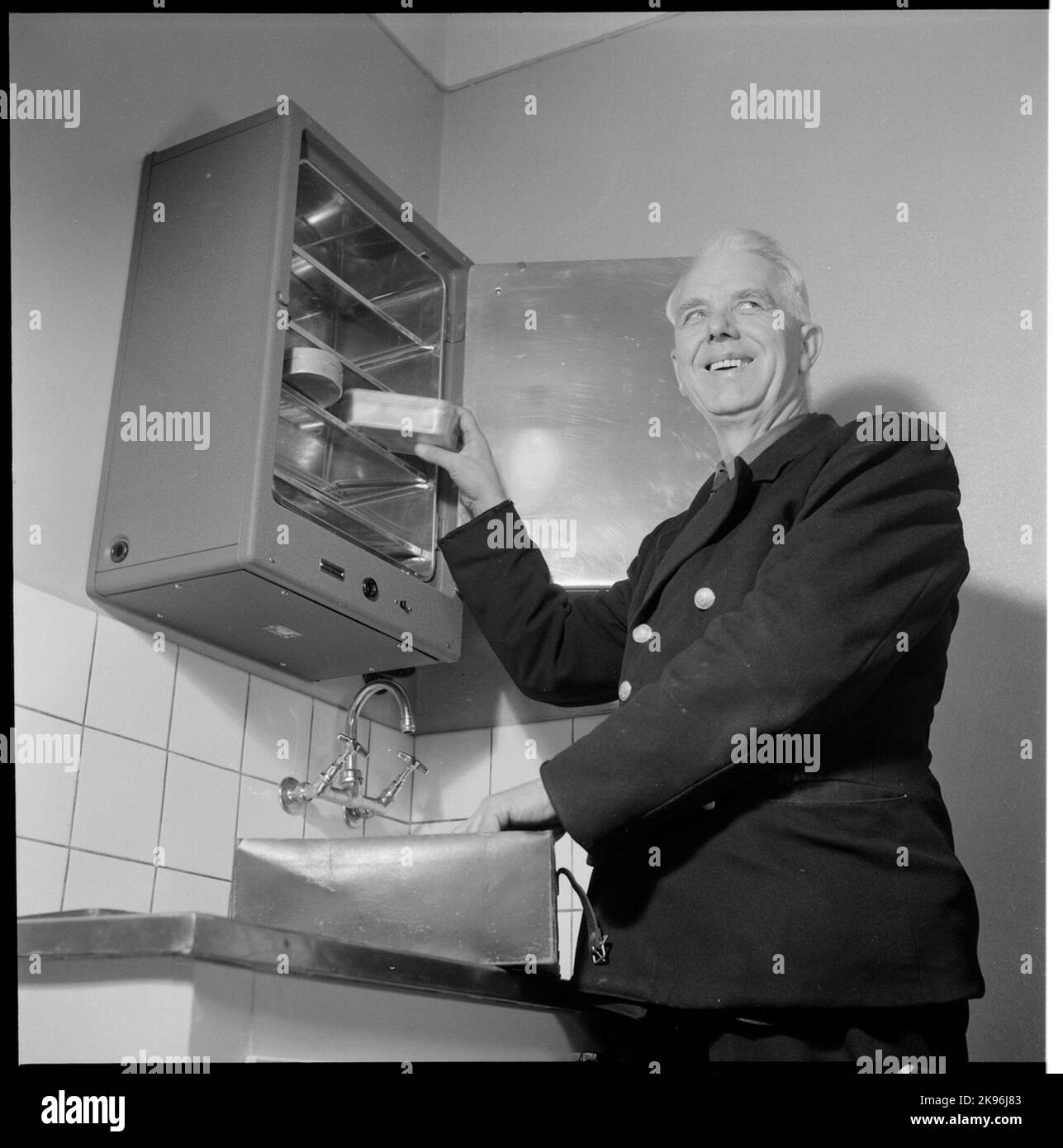 Time lunch break meal Black and White Stock Photos & Images - Alamy
