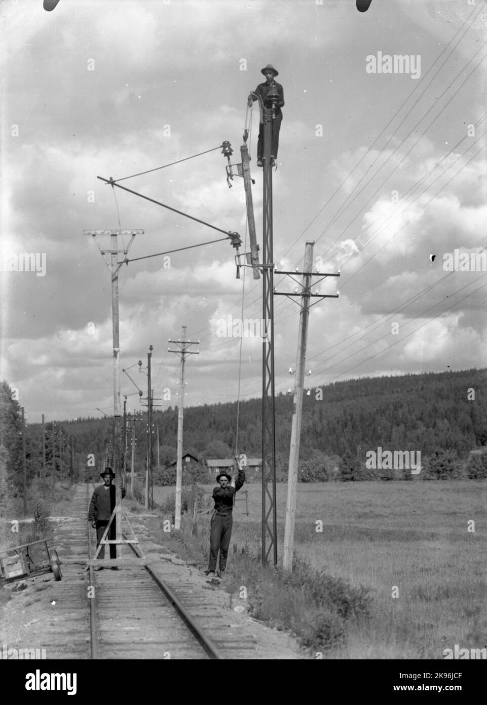 NKLJ Electrification (Nordmark - Klarälven Railway) October 2, 1921 ...