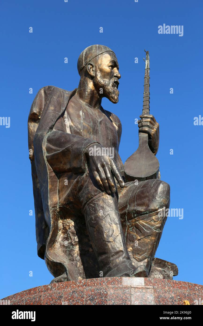 Statue of poet Ajiniyaz Kosibay (1824-1878), Igor Savitsky Museum ...