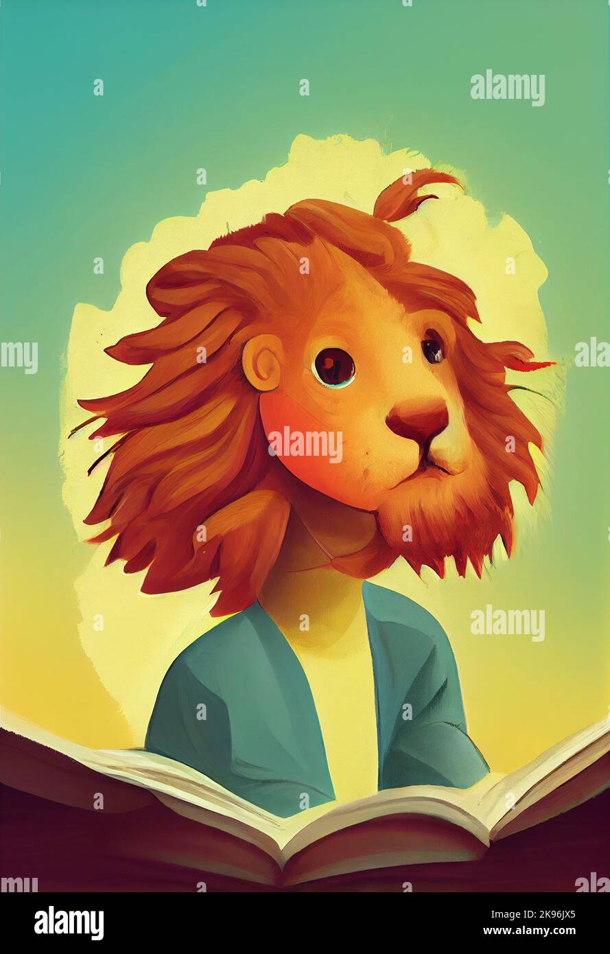 Lion illustration for kids hi-res stock photography and images - Alamy