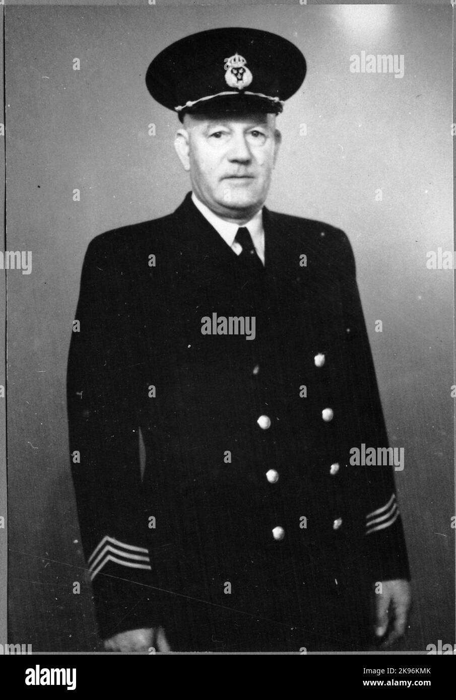 Portrait of station manager A. G. Benander Stock Photo - Alamy