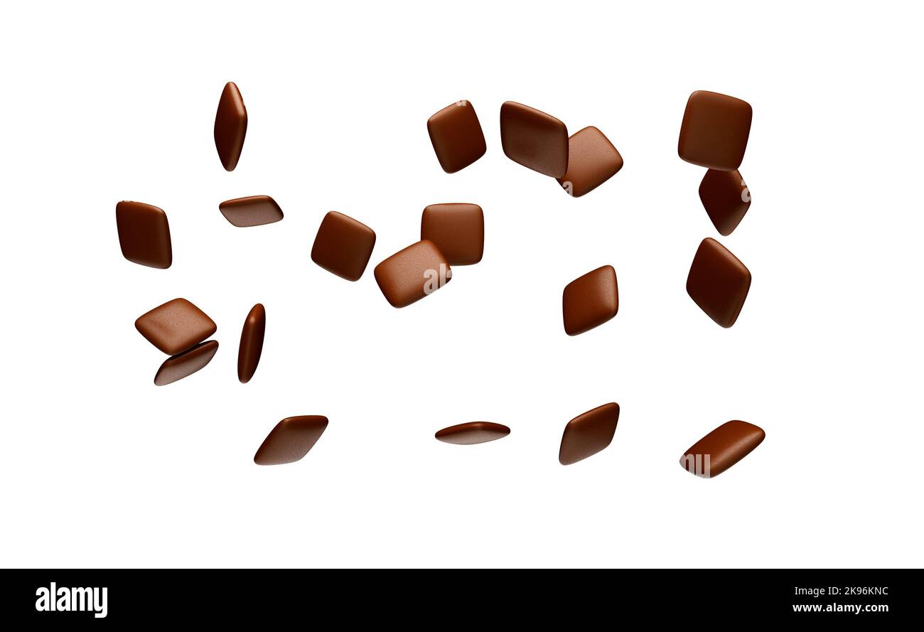 Rainbow candy square Cut Out Stock Images & Pictures - Alamy