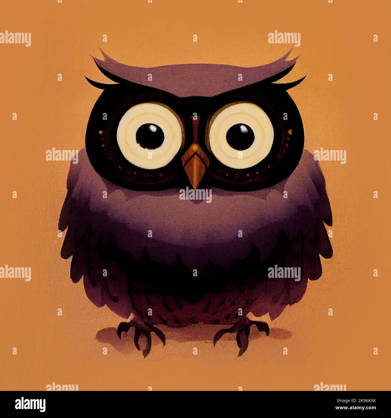Owl Eyes Illustration