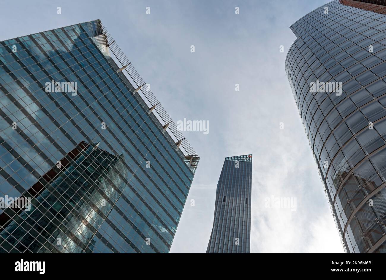 Vienna Donau City skyscrapers: Tech Gate, DC Tower 1 and Andromeda ...