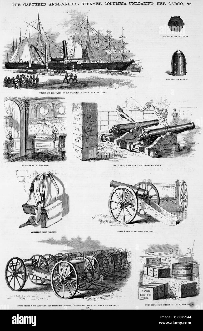 American civil war cannon ammunition hi-res stock photography and ...