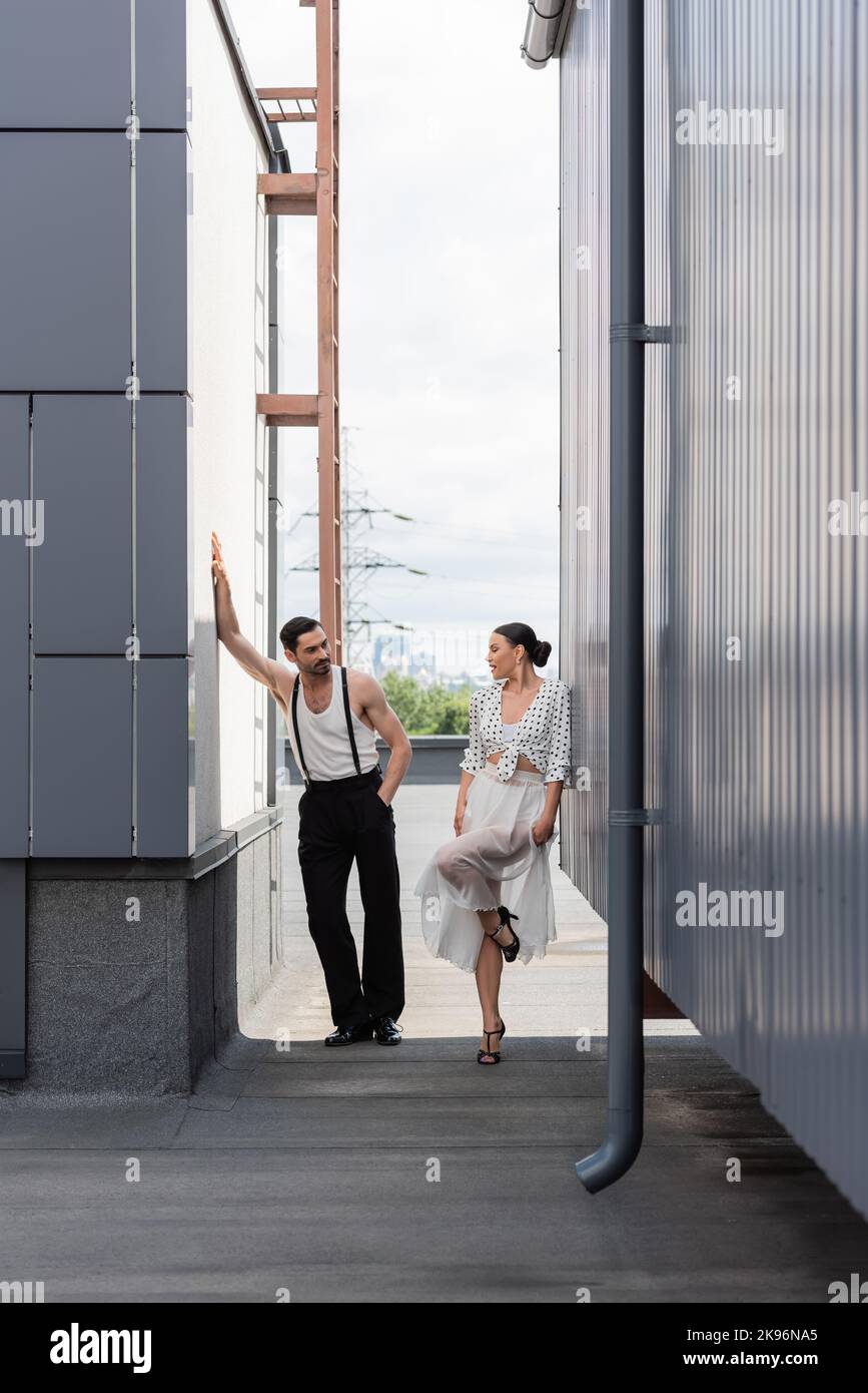 Ballroom dancers standing couple hi-res stock photography and images ...