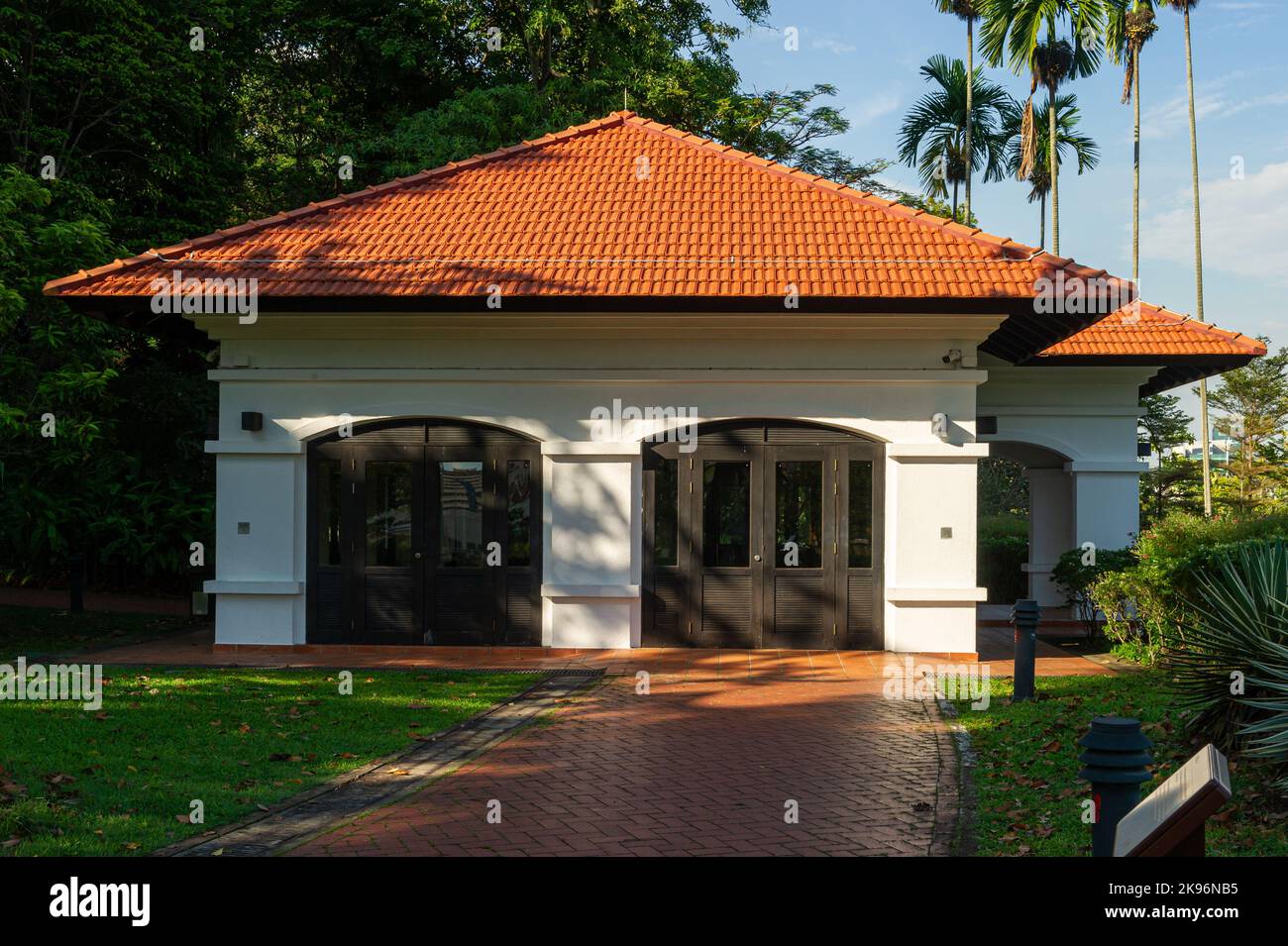 Sir Stamford Raffles house, Fort Canning, Singapore Stock Photo - Alamy
