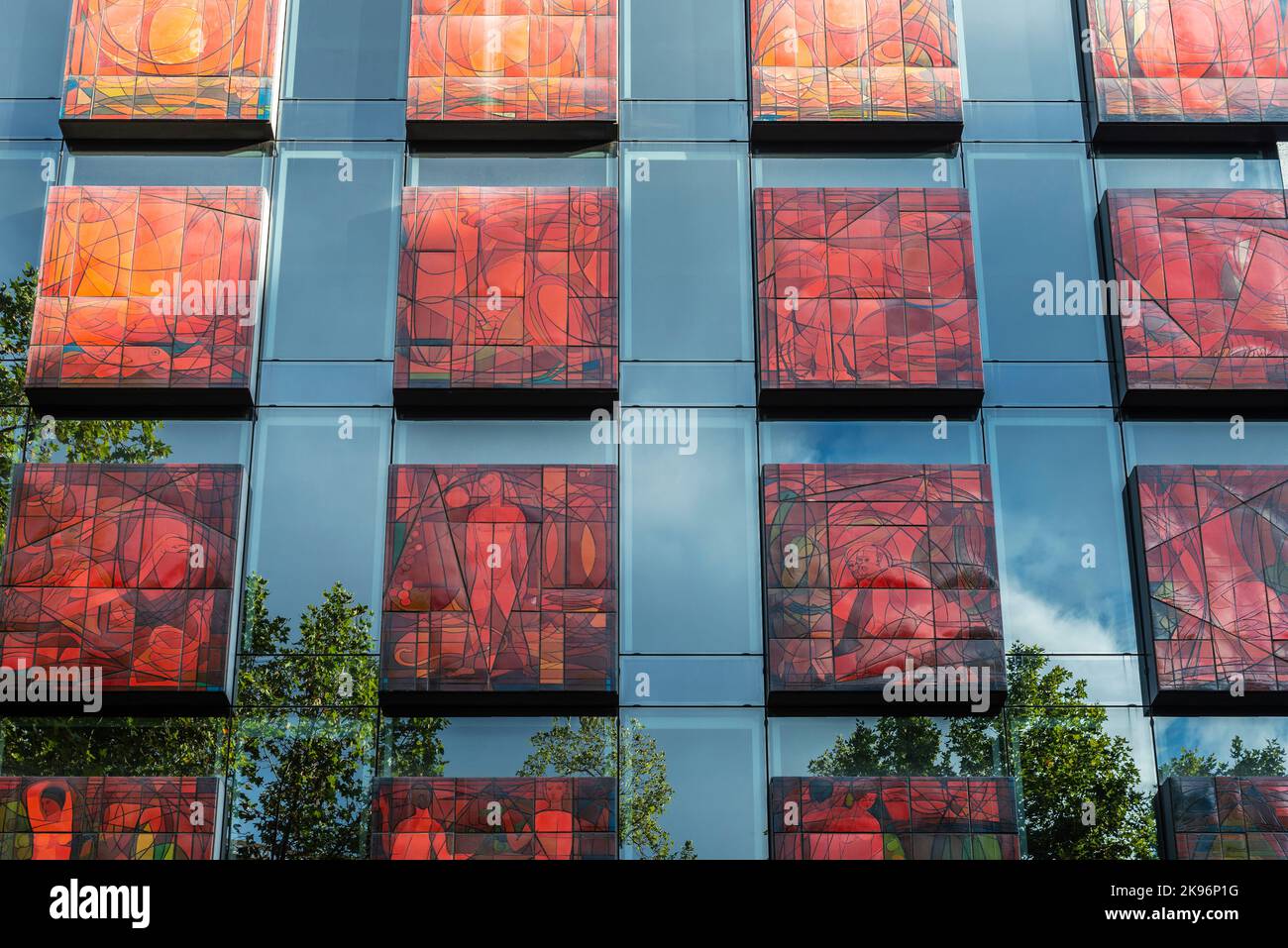 Barcelona, Spain - October 3, 2022: Facade of the Zurich Building ...